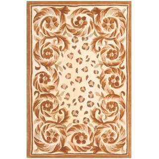 SAFAVIEH Handmade Naples Sasho Traditional Oriental Scrolls Wool Rug ...