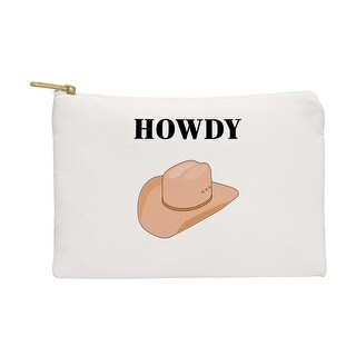 Daily Regina Designs Howdy Cowboy Hat Neutral Beige Pouch - Bed Bath ...
