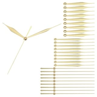 Clock Hands Kit, 10 Set Clock Hands Kits Clock Mechanism Aluminum, Gold ...