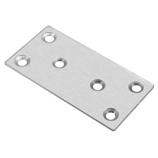 Flat Repair Mending Fixing Plate Brackets,100mm x 50mm,2pcs - Silver ...