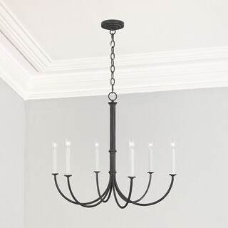Giuseppe Lighting Six Light Chandelier CHAMPLAIN Iron Oxide - exact ...