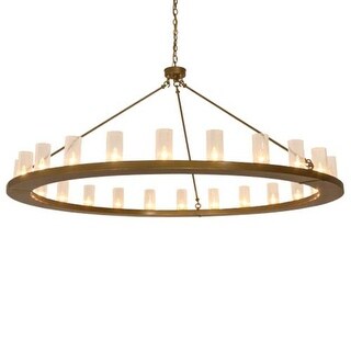 Meyda Tiffany 174459 Loxley 24 Light 72" Wide Ring Chandelier - Bed ...