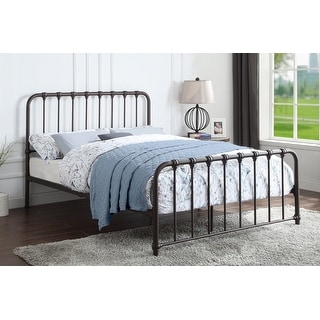 Stylish Metal Bed with Timeless Design and Endless Decor Possibilities ...