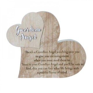 Guardian Angel- Heart Shape With Saying Block Sign - Bed Bath & Beyond ...