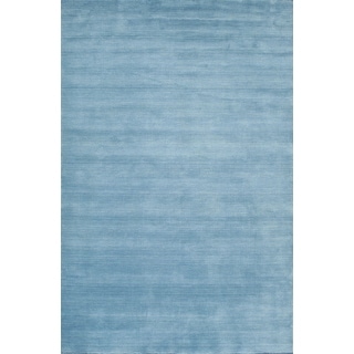 Ahgly Company Machine Washable Contemporary Denim Blue Area Rugs - Bed ...