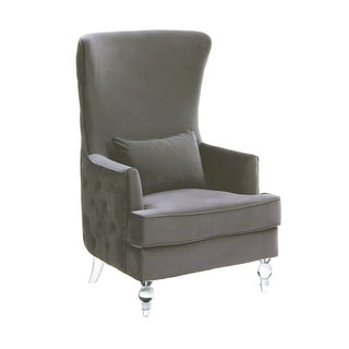 Aubree Tall Chair with Acrylic Legs - Bed Bath & Beyond - 40280784