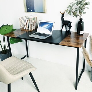 A Contrasting Color Splice Board Design Computer Office Desk - Bed Bath ...