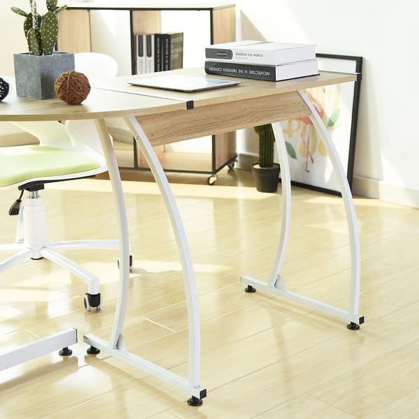 Carbon Loft Reddy Computer Desk L-shape Writing Workstation - Bed Bath ...