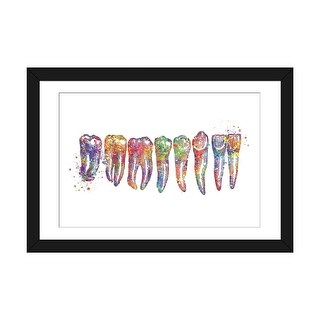 iCanvas "Tooth Row Anatomy" by Genefy Art - Bed Bath & Beyond - 37463039