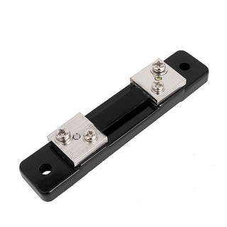 Analog Digital Panel Meters 50Amp 75mV DC Current Shunt Black - Bed ...