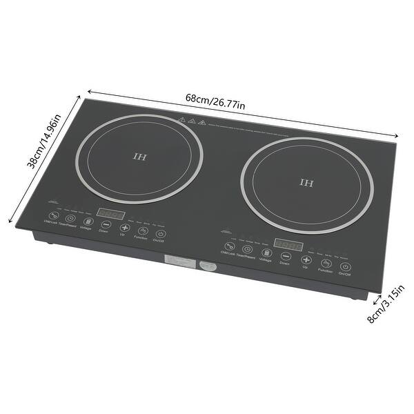 Portable Electric Dual Induction Countertop Double Burner - Bed Bath ...