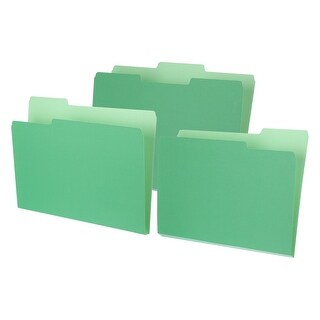 10x File Folders, Manila File Folders 1/3 Cut File Folders Letter Size ...