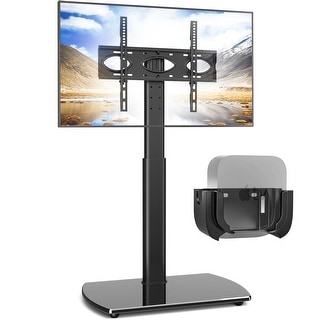 Swivel TV Floor Stand with Mount for Apple TV/Roku Ultra, Universal for ...