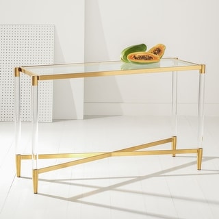 SAFAVIEH Couture Linka Acrylic Console Table - 50" W x 16" L x 30" H ...
