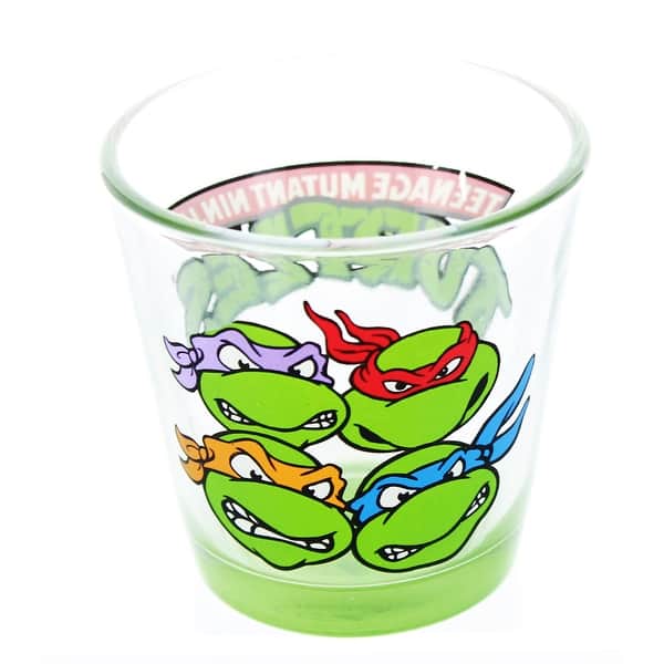 Teenage Mutant Ninja Turtles Group Oversized 3oz Shot Glass - Clear ...