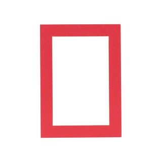 22x30 Mat Bevel Cut for 19x27 Photos - Acid Free Cardinal Red Precut ...