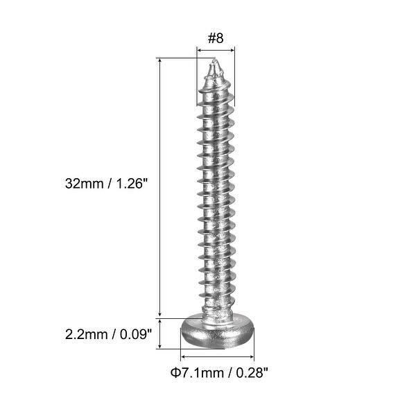 Screws Phillips Self Tapping Screw 304 Stainless Steel 50pcs - Bed Bath ...