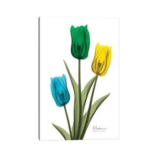iCanvas "Jeweled Tulip Trio II" by Albert Koetsier Canvas Print - Bed ...