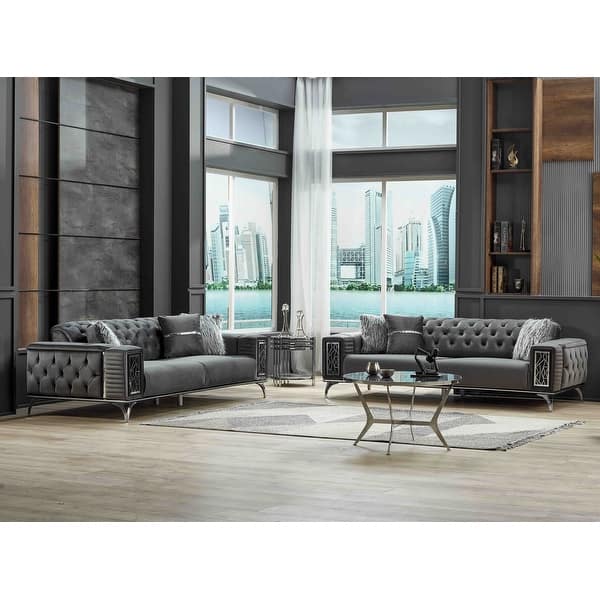 Gucci 2-Pieces One Sofa One Loveseat Living Room Set - Bed Bath ...