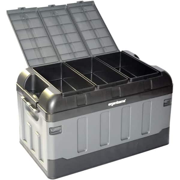 OrganizeME Collapsible Hard Sided Organizer Trunk Bin - Bed Bath ...