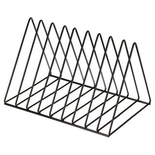 Triangle File Organizer Bookshelf Holder for Wedding Office Decoration ...