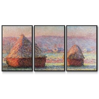 Haystacks - Multi Piece Framed Canvas - Bed Bath & Beyond - 39843384