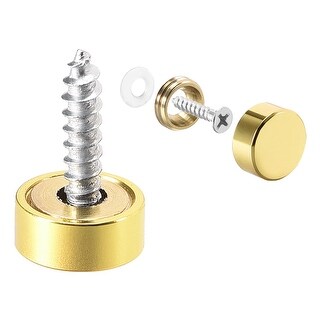 Mirror Screws, Decorative Cap Fasteners Cover Nails, 12mm/0.47" Brass ...