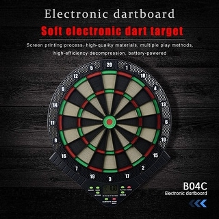 Automatic Scoring Soft Darts Board Dartboard Electronic Scoreboard ...