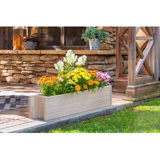 New Age Garden® ECOFLEX® 36-inch Rectangle Window Box - 36" - Bed Bath ...