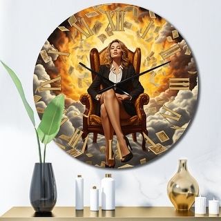 Designart "Billionaire Mindset Business Woman Abundance II" Man ...