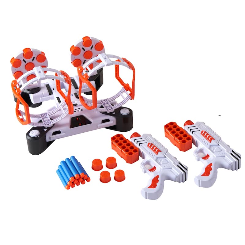 Dimple Ultimate Shooting Target Toy Gun Game Set For Kids w 2 Blaster ...