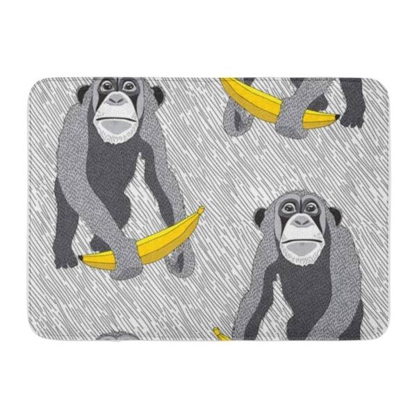 monkey bath mat