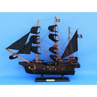 Wooden Captain Kidd's Adventure Galley Model Pirate Ship 20" - 20" L x ...