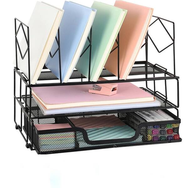 Desk organizer Black - Bed Bath & Beyond - 39310842