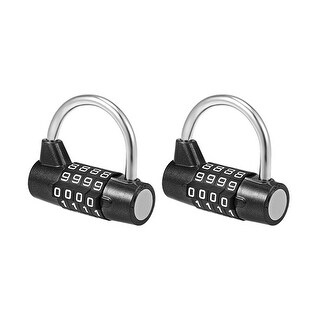 4-Digit Combination Padlock 2-inch Resettable Lock for Gate Locker ...