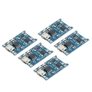 TP4056 MICRO USB 4.5-5.5V 1A 18650 Battery Charger Module Board Pack of ...