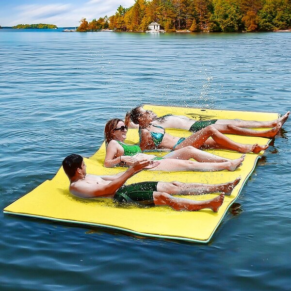 Floating Water Mat Foam Pad Lake Floats Lily Pad Adults Outdoor Water Activities 3 Layer XPE Water Pad for Bed Bath Beyond 36106769