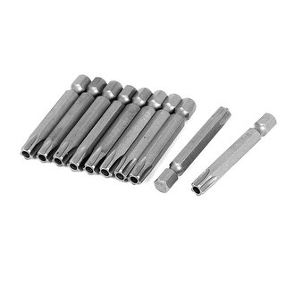 1/4 x50mmxTS40 Magnetic Electric Pentacle Star Head Screwdriver Bits ...