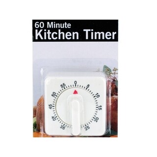 60 Minute Manual Dial Kitchen Timer - Pack of 6 - Bed Bath & Beyond ...