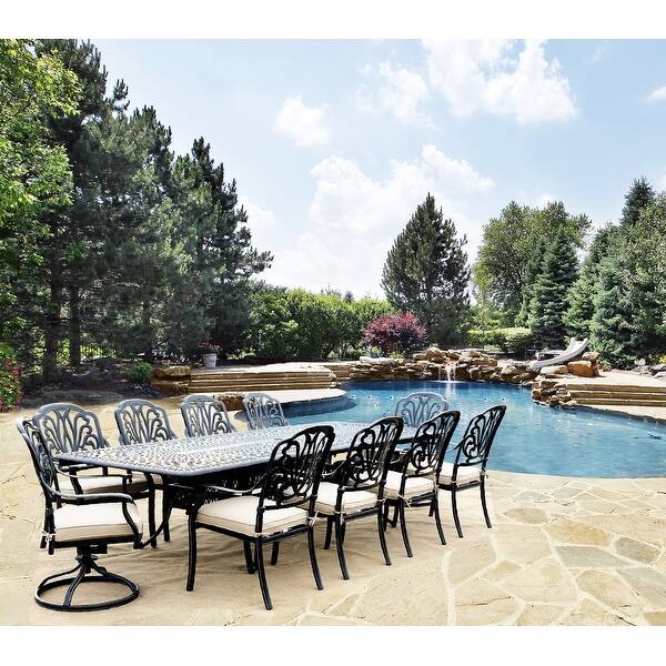 Elisabeth Extension Patio Dining Table Set of 11 - N/A - Bed Bath ...