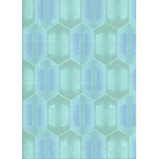 Ahgly Company Machine Washable Transitional Tron Blue Area Rugs - Bed ...