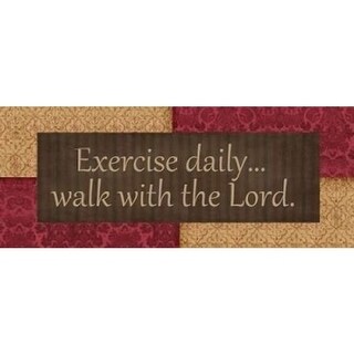 Exercise Daily Poster Print By Taylor Greene (10 X 20) - Bed Bath ...