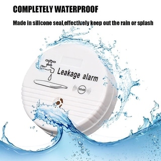 Wireless Water Leak Sensor Alarm Plastic Home Liquid Leakage Detection ...