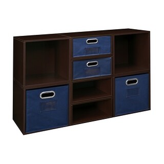 Noble Connect Storage Set- 4 Full Cubes/4 Half Cubes with Foldable ...