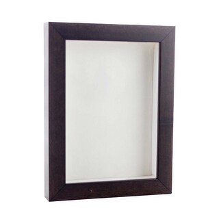 40x26 Brown Walnut Shadow Box Frame | 3/4" of Depth | Includes Hardware ...