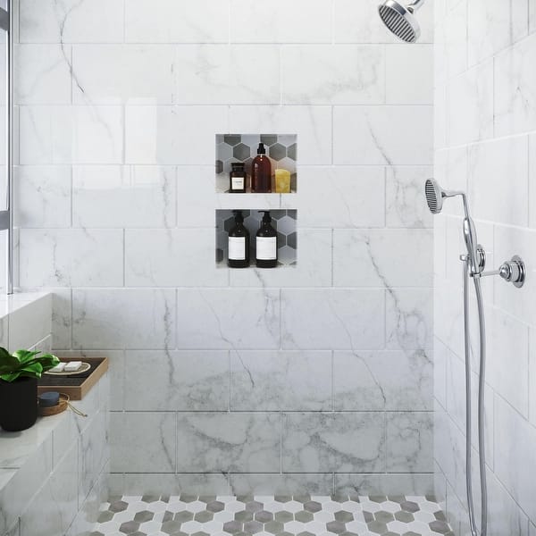 Shower Niche, Insert Storage Shelf, 12x20 Inch, Installation Size: 13 ...
