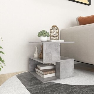 Side Table Concrete Gray 16"x16"x16" Chipboard - Bed Bath & Beyond ...