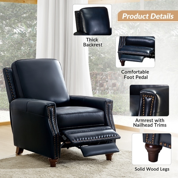 Small leather recliners for sale store