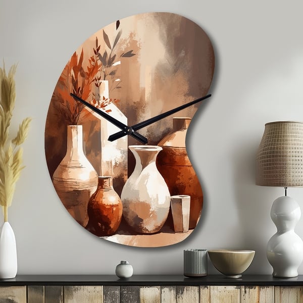 pottery wall clocks