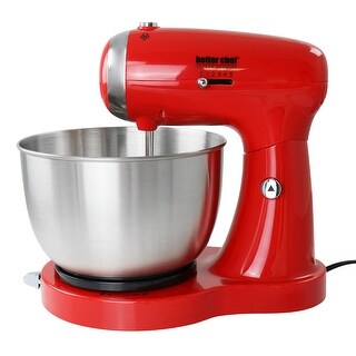 Better Chef 350 Watt MegaMix Stand Mixer in Red - Bed Bath & Beyond ...